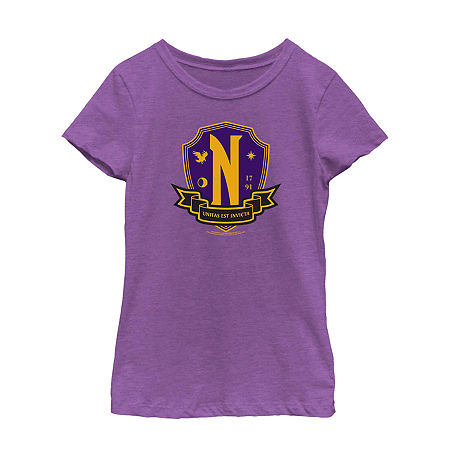 Click here for Little & Big Kid Girls Crew Neck Short Sleeve Regu... prices