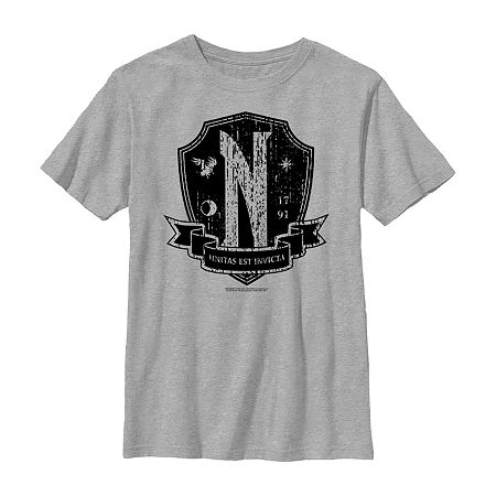 Click here for Little & Big Kid Boys Crew Neck Short Sleeve Regul... prices