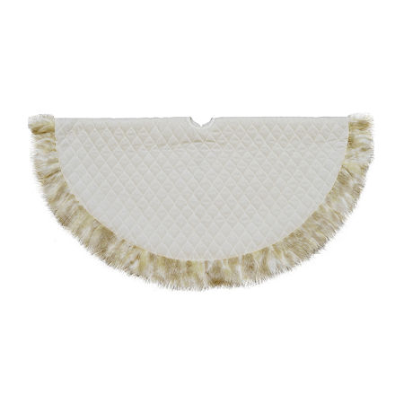 Northlight Contemporary Christmas Tree Skirt - Beige