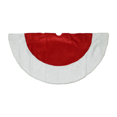 Click here for Northlight Red And White Traditional Border Tree S... prices