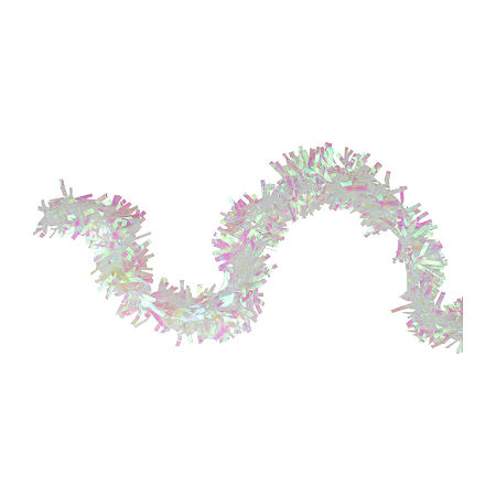 Click here for 50 x 4 White Iridescent Wide Cut Tinsel Christmas... prices
