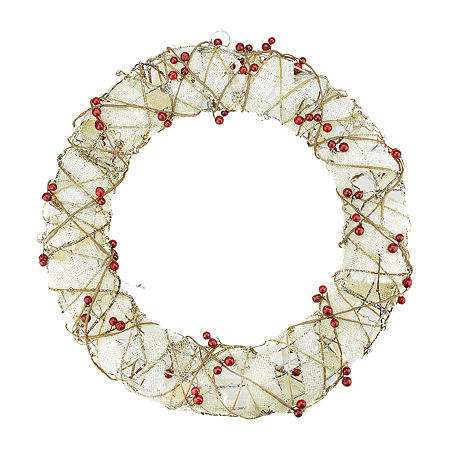 Click here for Pre-Lit Berry Artificial Christmas Wreath - 18-Inc... prices