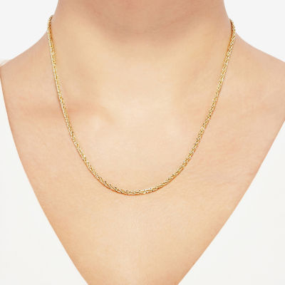 Unisex Adult 10K Gold 18 Inch Rope Chain Necklace, Color: Yellow - JCPenney