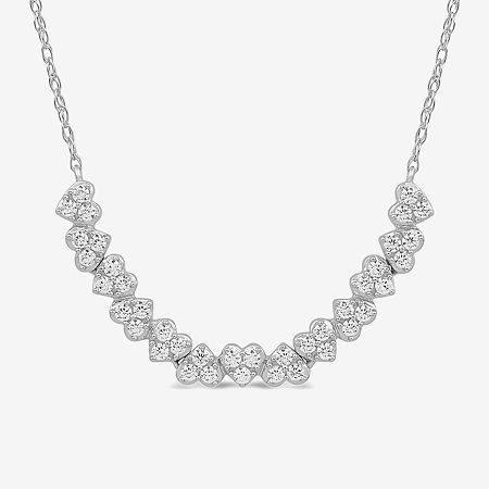 Click here for Womens 1/2 CT. T.W. Lab Grown White Diamond Sterli... prices