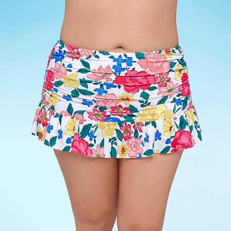 Click here for Liz Claiborne Womens Floral Plus Swim Skirt  20w... prices