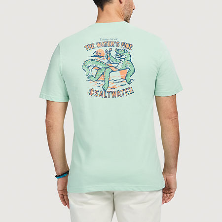 Click here for IZOD Saltwater Soft Wash Mens Crew Neck Short Slee... prices