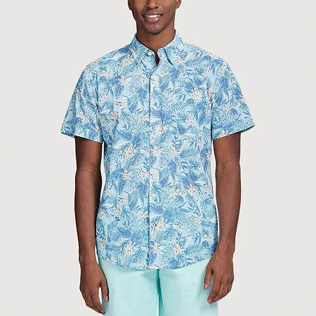 Click here for IZOD Dockside Chambray Mens Short Sleeve Regular F... prices