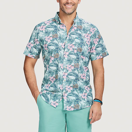 Click here for IZOD Dockside Chambray Mens Short Sleeve Regular F... prices