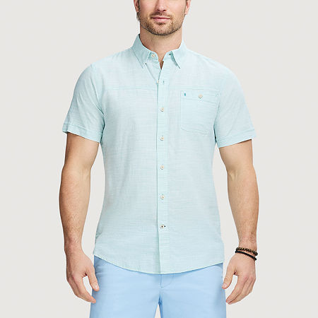 Click here for IZOD Dockside Chambray Mens Short Sleeve Regular F... prices