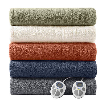 Click here for Serta Dream Soft Heated Blanket  Queen - Sage prices