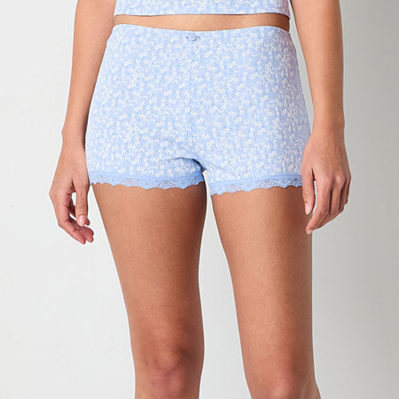 Click here for Arizona Body Womens Knit Pajama Shorts  Large  Blu... prices
