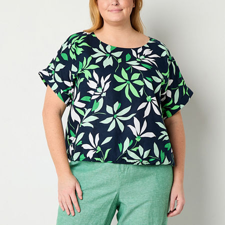 Click here for Liz Claiborne Womens Round Neck Short Sleeve Plus... prices
