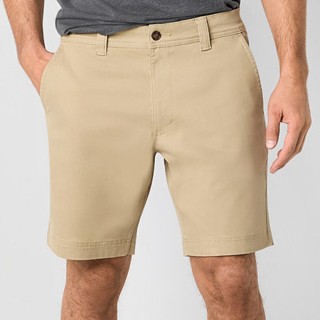 Click here for St. Johns Bay Mens 9 Stretch Fabric Chino Short  3... prices