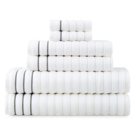 Click here for Home Expressions 6-pc. Ribbed Solid Bath Towel Set... prices