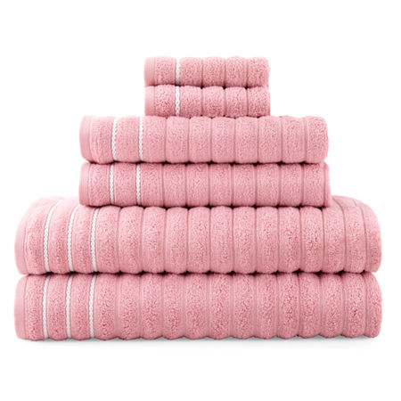 Click here for Home Expressions 6-pc. Ribbed Solid Bath Towel Set... prices
