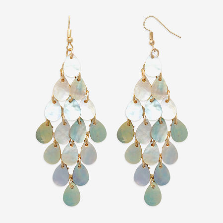 Click here for Bijoux Bar Womens White Drop Earrings  One Size  Y... prices