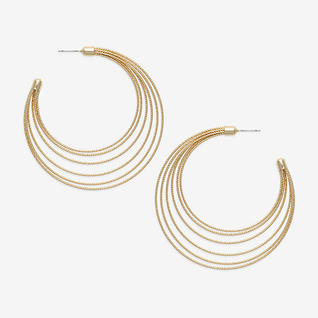 Click here for Bold Elements Womens 54.5mm Hoop Earrings  One Siz... prices