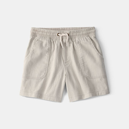 Click here for Carters Boys Mid Rise Pull-On Short  10  Beige prices