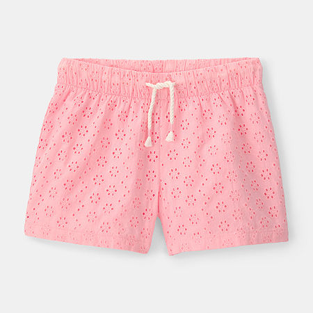 Click here for Carters Girls Mid Rise Pull-On Short  14  Pink prices
