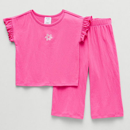 Click here for Okie Dokie Toddler & Little Girls 2-pc. Pant Set... prices