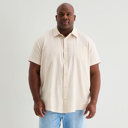 Click here for mutual weave Mens Short Sleeve Big and Tall Button... prices