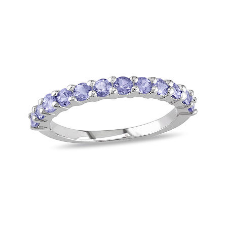 Click here for Genuine Tanzanite Sterling Silver Band Ring  6 prices