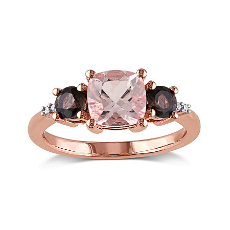 Click here for Genuine Morganite  Smokey Quartz and Diamond-Accen... prices
