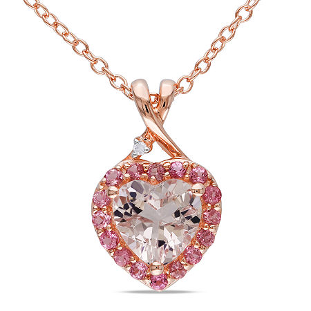 Click here for Genuine Morganite  Pink Tourmaline and Diamond-Acc... prices
