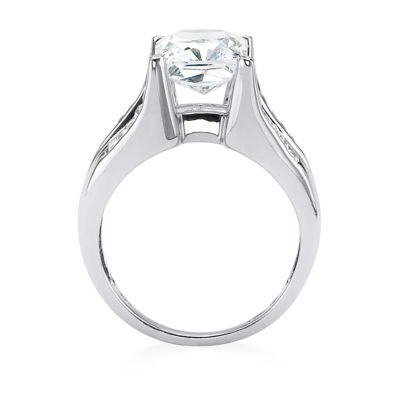 DiamonArt® Womens 4 3/4 CT. T.W. White Cubic Zirconia Platinum Over ...