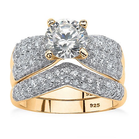 Click here for Womens 3 1/4 CT. T.W. Cubic Zirconia 14K Gold Over... prices