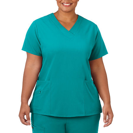 Click here for Jockey 2206 Womens Plus V Neck Short Sleeve Scrub... prices