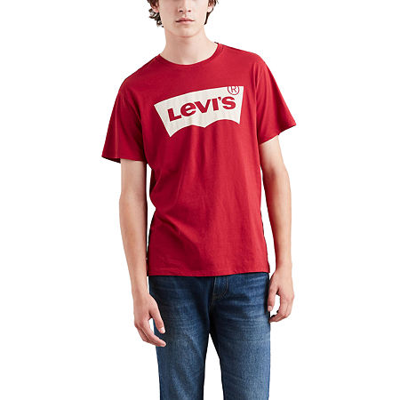 Click here for Levis Set-In Neck Mens Round Neck Short Sleeve Reg... prices