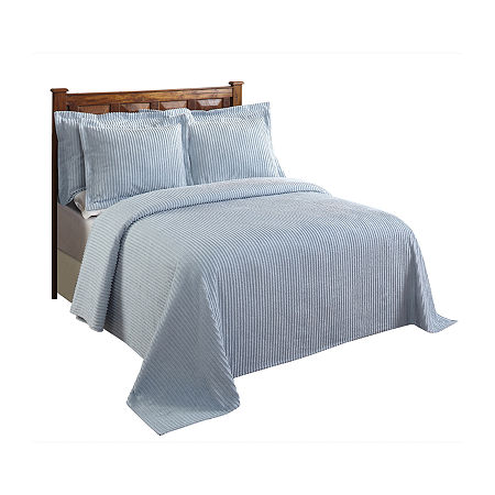Click here for Better Trends Jullian Stripes Bedspread  One Size... prices
