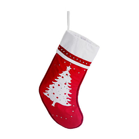 Click here for 22 Red and White Embroidered Tree with Rhinestones... prices