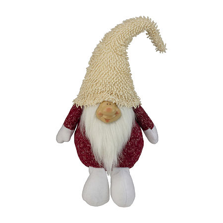 Click here for 15 Textured Red and White Chubby Smiling Gnome Plu... prices