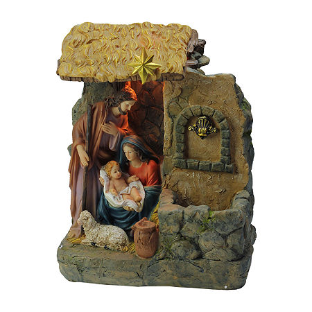 Click here for 14 Brown and Gray Holy Family Religious Nativity F... prices