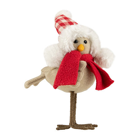 Click here for 8.5 Right Facing Standing Bird with Red Scarf and... prices