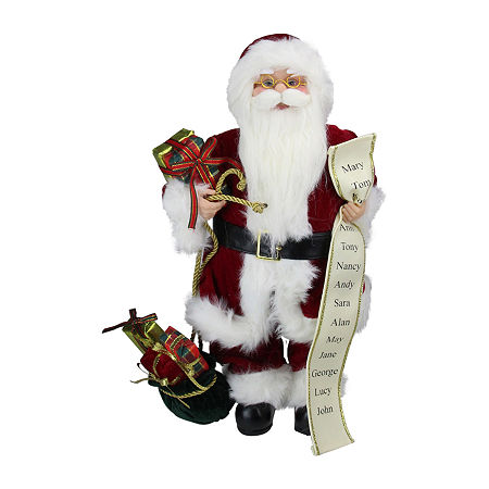 Click here for 16 Red Traditional Standing Santa Claus Christmas... prices