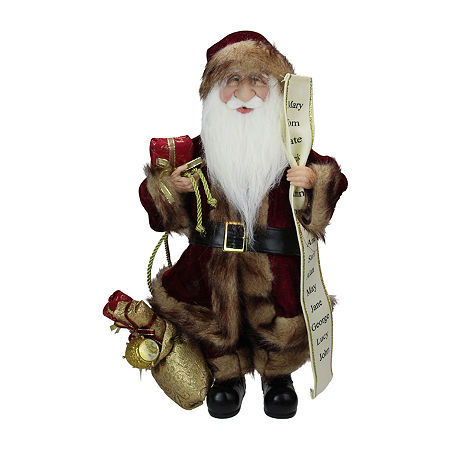 Click here for 18 Burgundy and Brown Santa Claus with Naughty or... prices