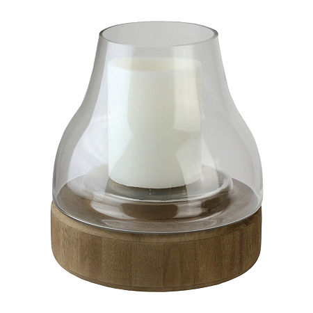 Click here for 10.25 Transparent Glass Pillar Candle Holder with... prices