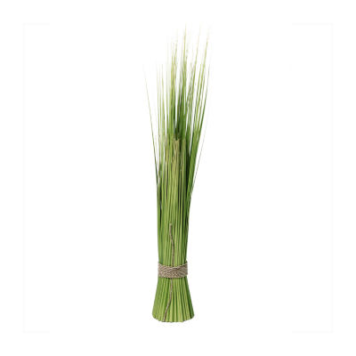 37.75'' Green Artificial Onion Grass Bundle Wrapped with Jute Rope ...