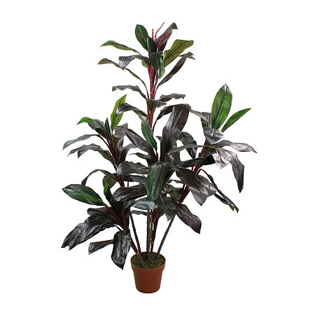 Click here for 60 Potted Green and Red Artificial Dracaena Plant... prices