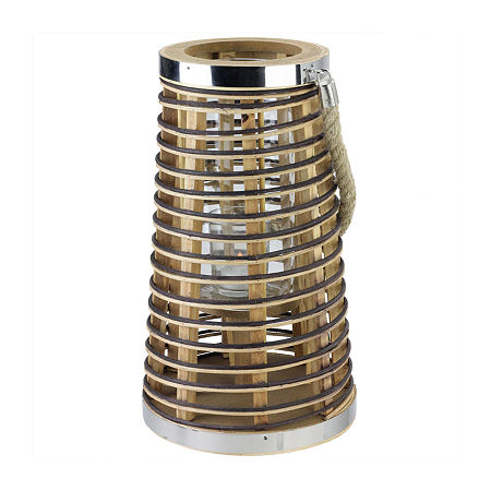 Click here for 12.75 Rustic Chic Tapered Cylinderical Rattan Cand... prices