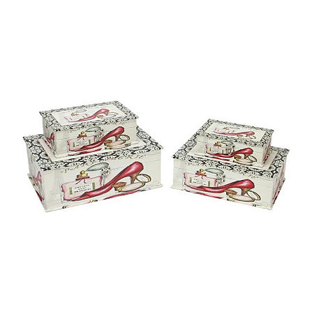 Click here for Set of 4 Vintage-Style French Fashion Decorative W... prices