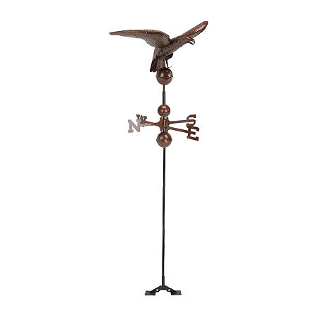 Click here for 36 Chocolate Brown Polished Eagle Outdoor Garden W... prices