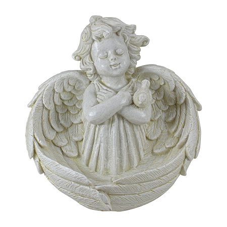 Click here for 9 Cherub Angel Wings Bird Feeder Outdoor Garden St... prices