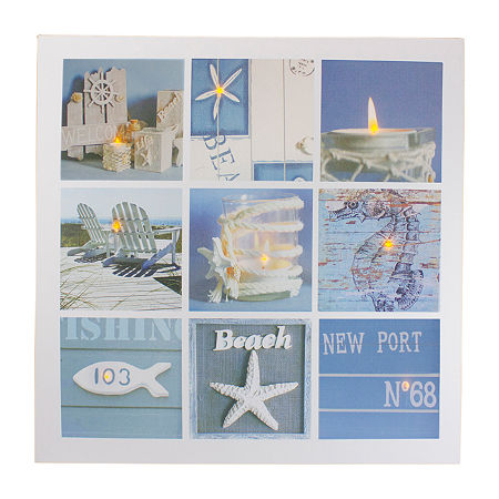Click here for LED Lighted Summer Fun Beach Life Canvas Wall Art... prices