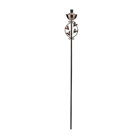 Click here for 64.5 Brushed Copper Floral Motif Outdoor Patio Gar... prices