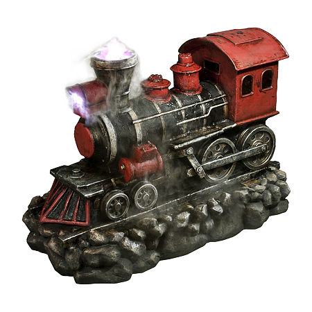 Click here for 38 LED Red and Black Vintage Locomotive Train Outd... prices