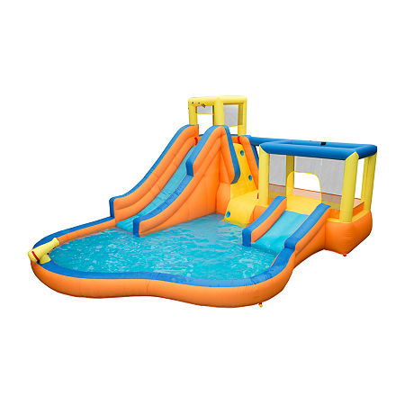 Click here for Banzai Inflatable Slide N Bounce Splash Park Water... prices